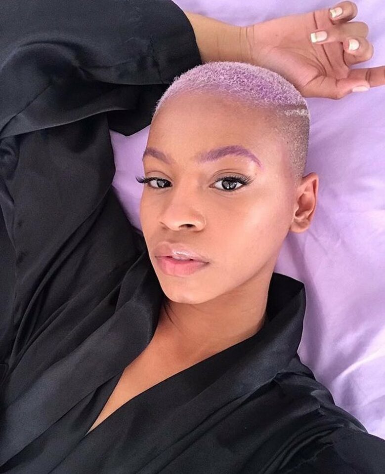 10 Flawless Brush Cuts For Black Women In Striking Hair Colors