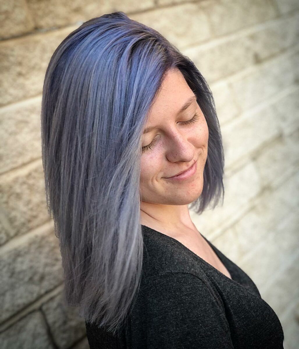 These 11 Silver-Purple Hair Looks Are The Secret To Looking Fierce