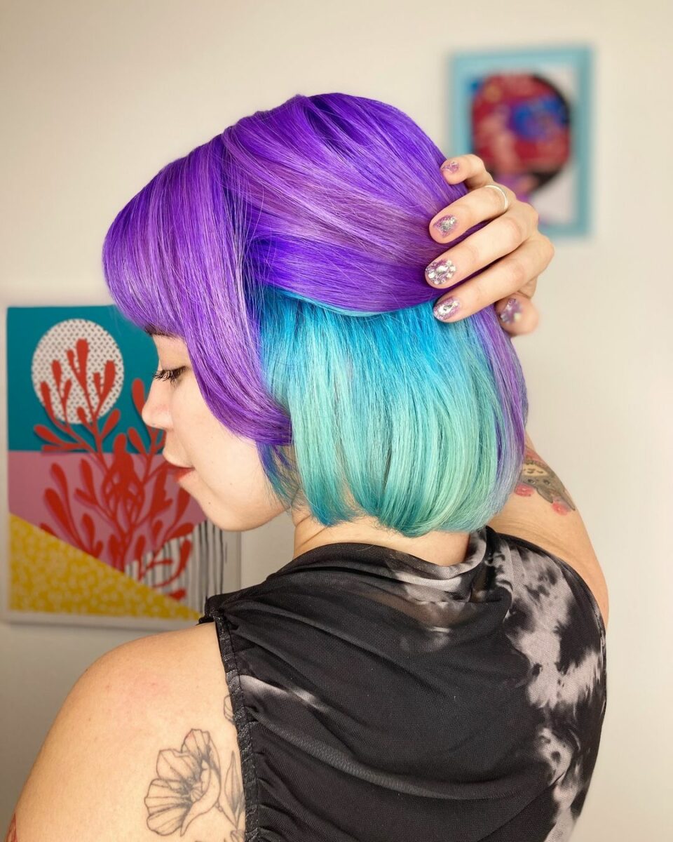 10 idées de coloration de cheveux violets pour une teinte plus fraîche cet hiver