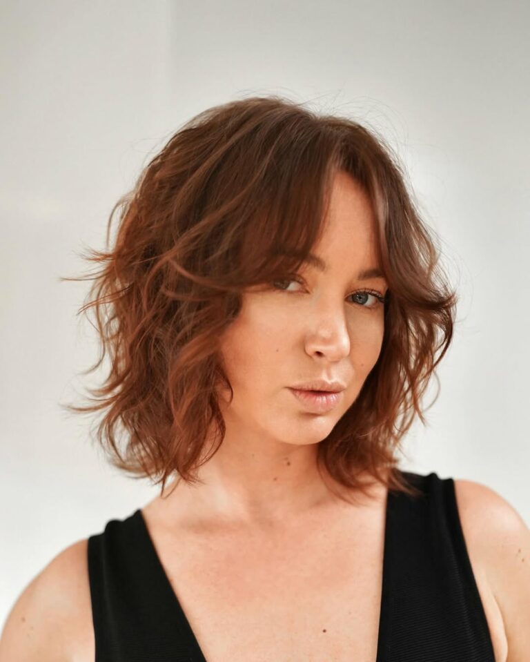 13 Flattering Choppy Lob Ideas For Your Next Big Cut