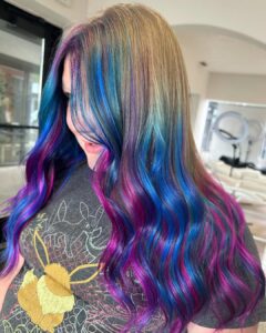 11 Out-Of-This-World Galaxy Hair Trends You'll Be Obsessed With