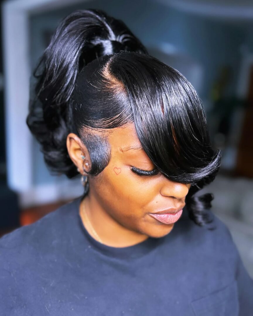 10 Cute And Flirty Ways To Wear A Ponytail With Bangs