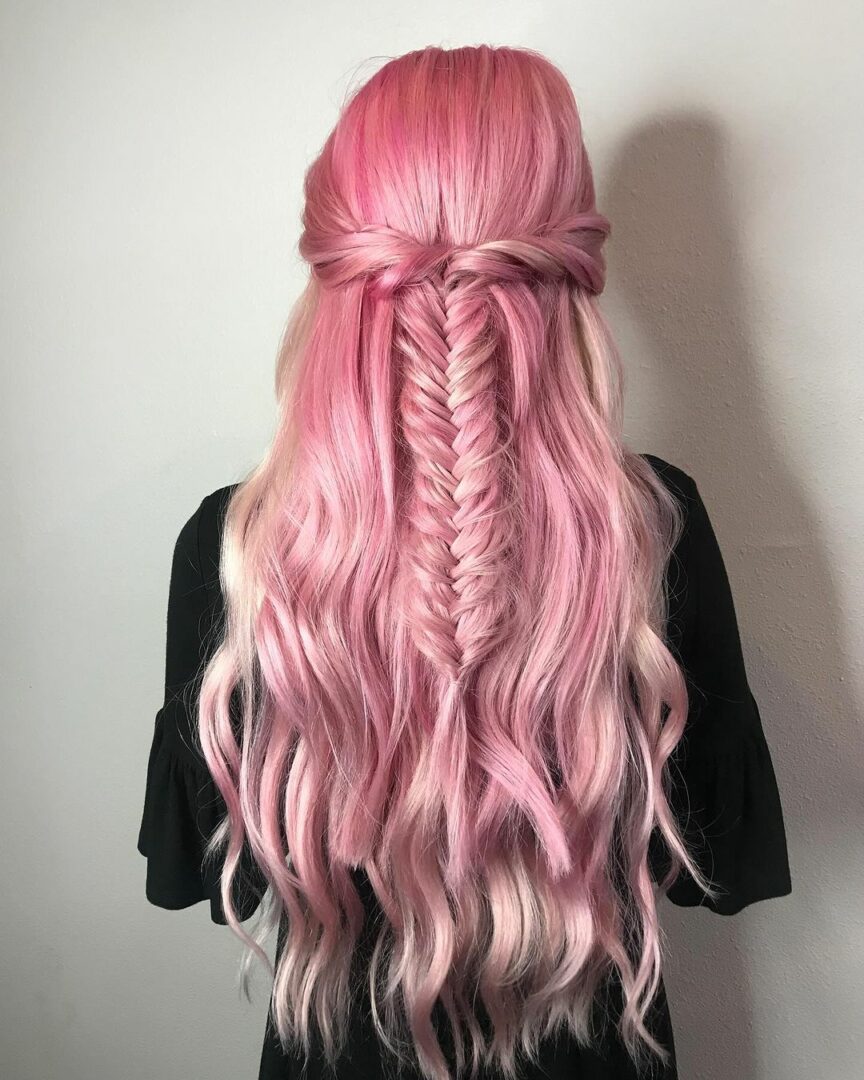 11 Ideias de Cabelo Rosa Claro Irresistíveis que Vai Querer ...