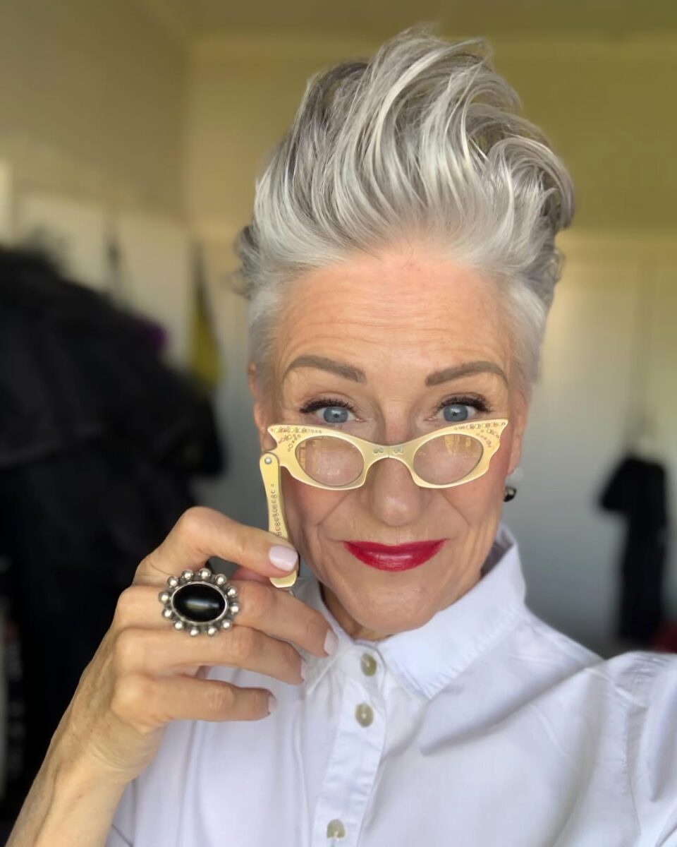 12 Trendy Hairstyles For Women Over 70 With Glasses To Try ASAP