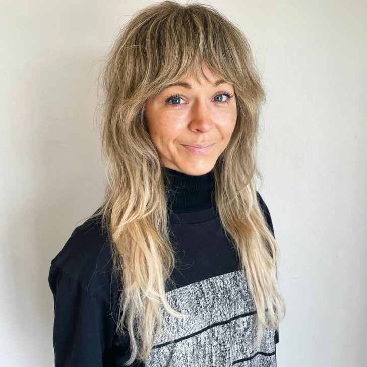10 Shaggy Hair With Curtain Bangs Ideas That Look Incredible On Everyone