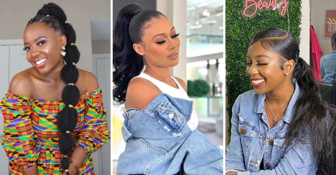 25 idées de queues de cheval lisses pour un look glamour et raffiné