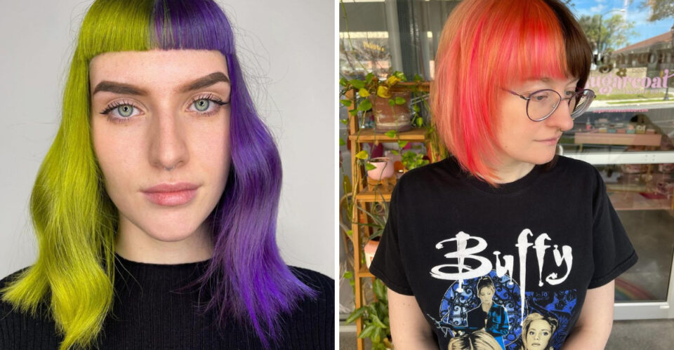 32 Cool Half-And-Half Hair Color Combinations To Experiment With