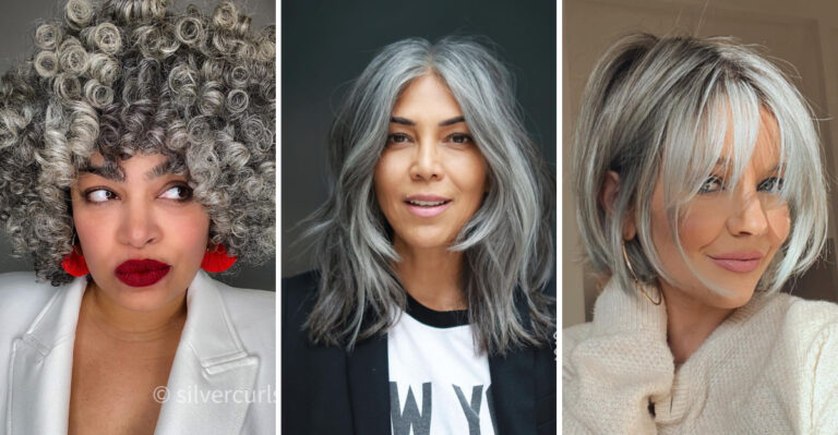 33 Beautiful Haircuts That Complement Gray Hair