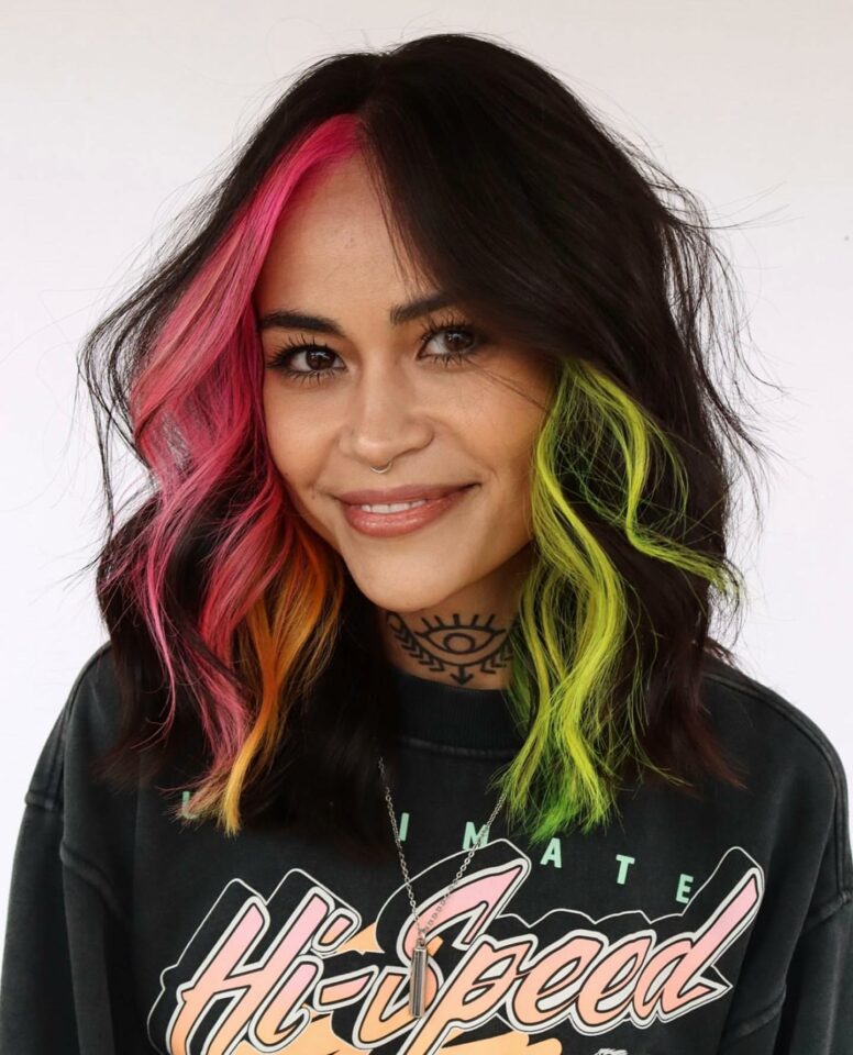 10 Color Blocking Hair Ideas Tempting You To Go Edgy This Year