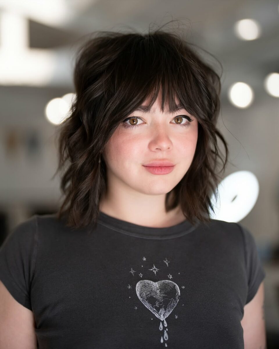 38 Bangs Styles That Blur The Sharp Lines And Add A Bold, Effortless Edge