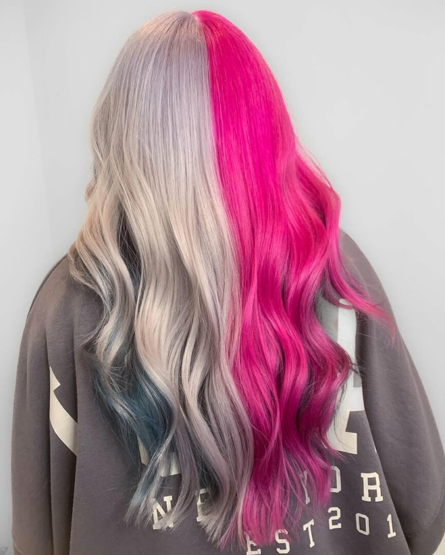 32 Cool Half-And-Half Hair Color Combinations To Experiment With