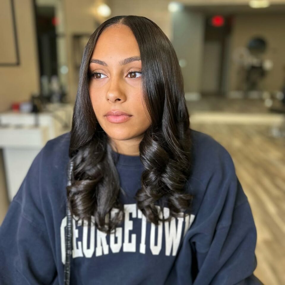 Want That Glossy Finish? 12 Silk Pressed Hairstyles To Show Your Stylist