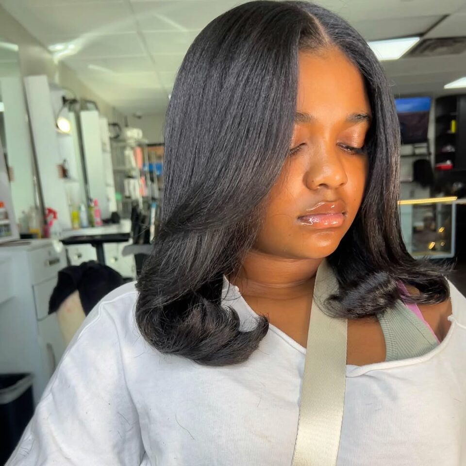 Want That Glossy Finish? 12 Silk Pressed Hairstyles To Show Your Stylist