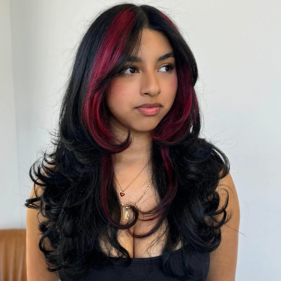 De sutiles a dramáticos, estos 14 looks son mechas rojas para pelo ...