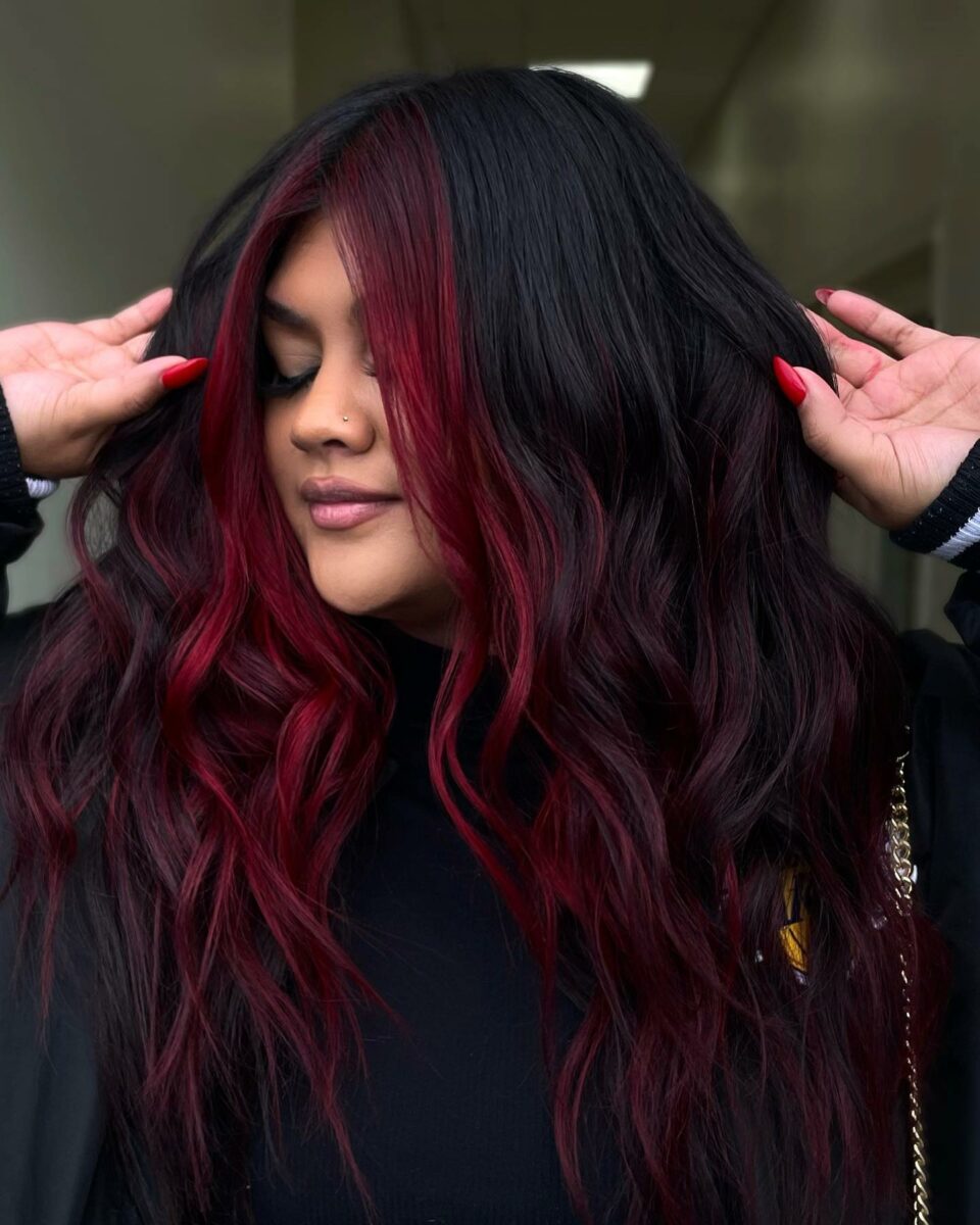 De sutiles a dramáticos, estos 14 looks son mechas rojas para pelo ...