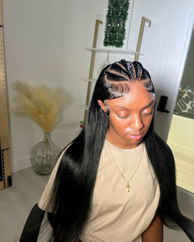 Want That Glossy Finish? 12 Silk Pressed Hairstyles To Show Your Stylist