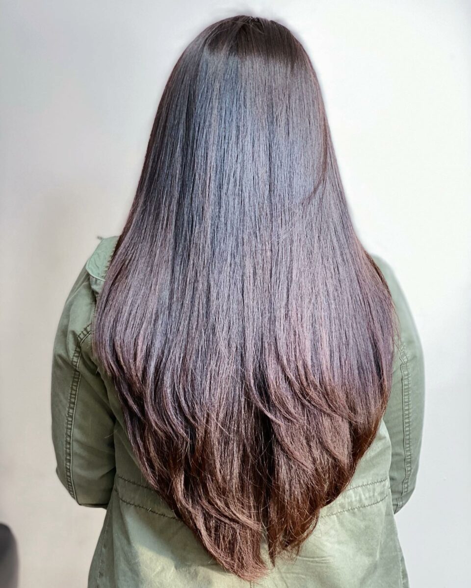 37 V-Cut Hairstyles That Transform Long Hair from Heavy to Heavenly