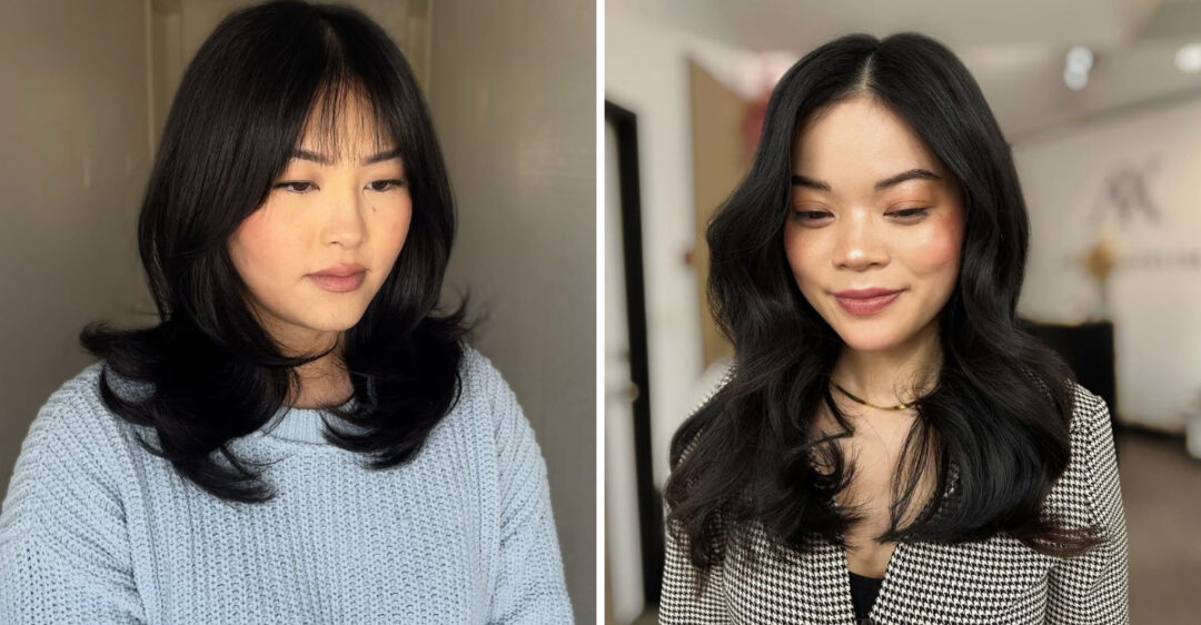 Top 20 Layered Looks To Balance A Round Face