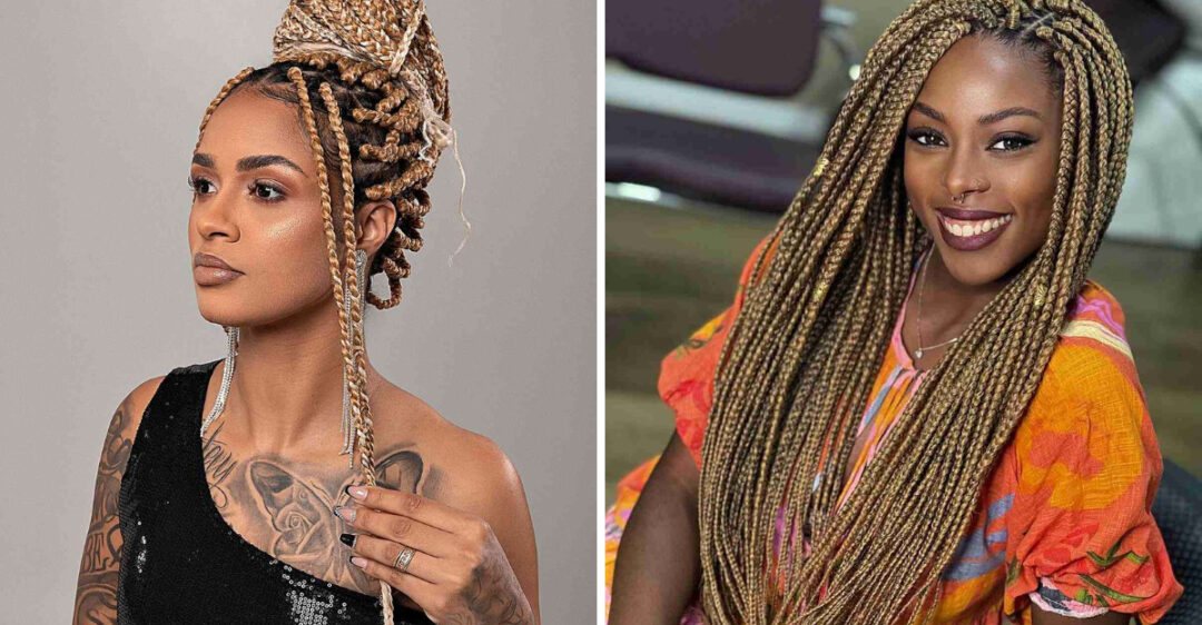 15 Times Black Women Made Blonde Braids Look Effortlessly Cool in 2025