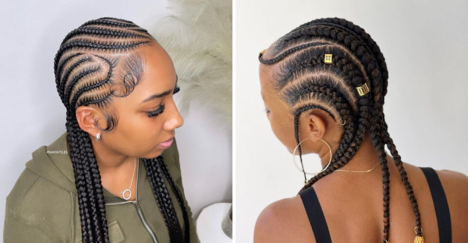 15 Stylish Ways to Rock Cornrows Going Straight Back