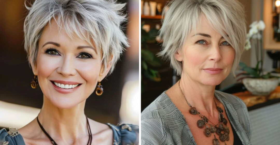 15 Gorgeous Short and Spiky Bob Haircuts for Ladies In Their 70s