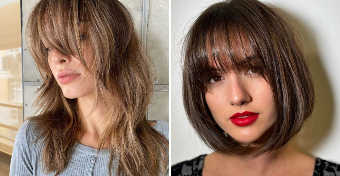 15 Bangs That Complement A Square Face Shape